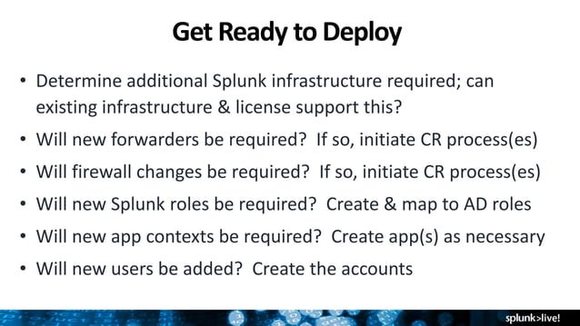 SplunkLive! Presentation - Data Onboarding with Splunk | PPT