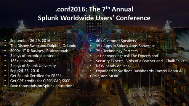 Splunk for Machine Learning and Analytics | PPT