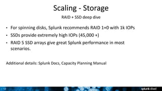 Taking Splunk to the Next Level - Architecture | PPTX