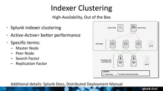 Taking Splunk to the Next Level - Architecture | PPTX