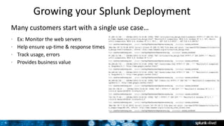 Taking Splunk to the Next Level - Architecture | PPTX
