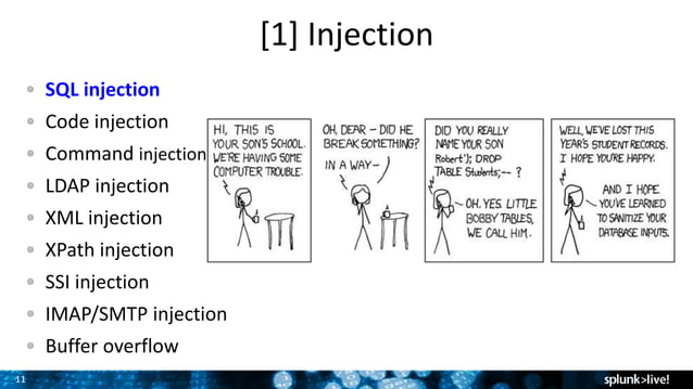 Splunk Enterprise for Information Security Hands-On Breakout Session | PPTX | Databases ...