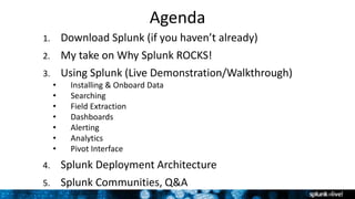 Getting Started with Splunk Enterprise Hands-On | PPTX