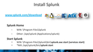 Getting Started with Splunk Breakout Session | PPT
