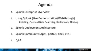Getting Started with Splunk Breakout Session | PPTX | Databases | Computer Software and Applications