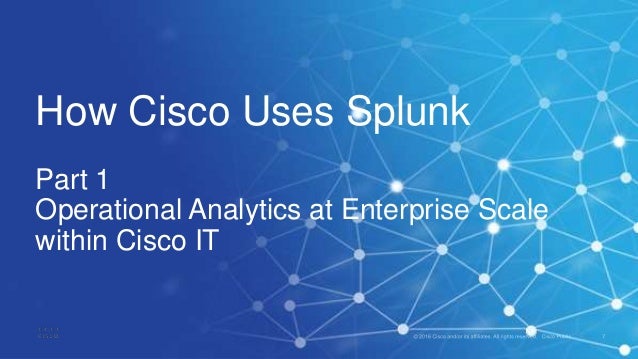 Splunk and Cisco UCS Breakout Session