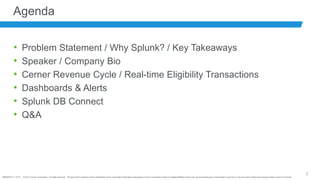 Monitoring a Database Driven System Utilizing Splunk's DB Connect | PPTX