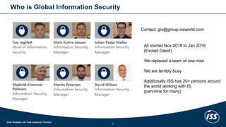 SplunkLive! Stockholm 2019 - Customer presentation: ISS | PPT
