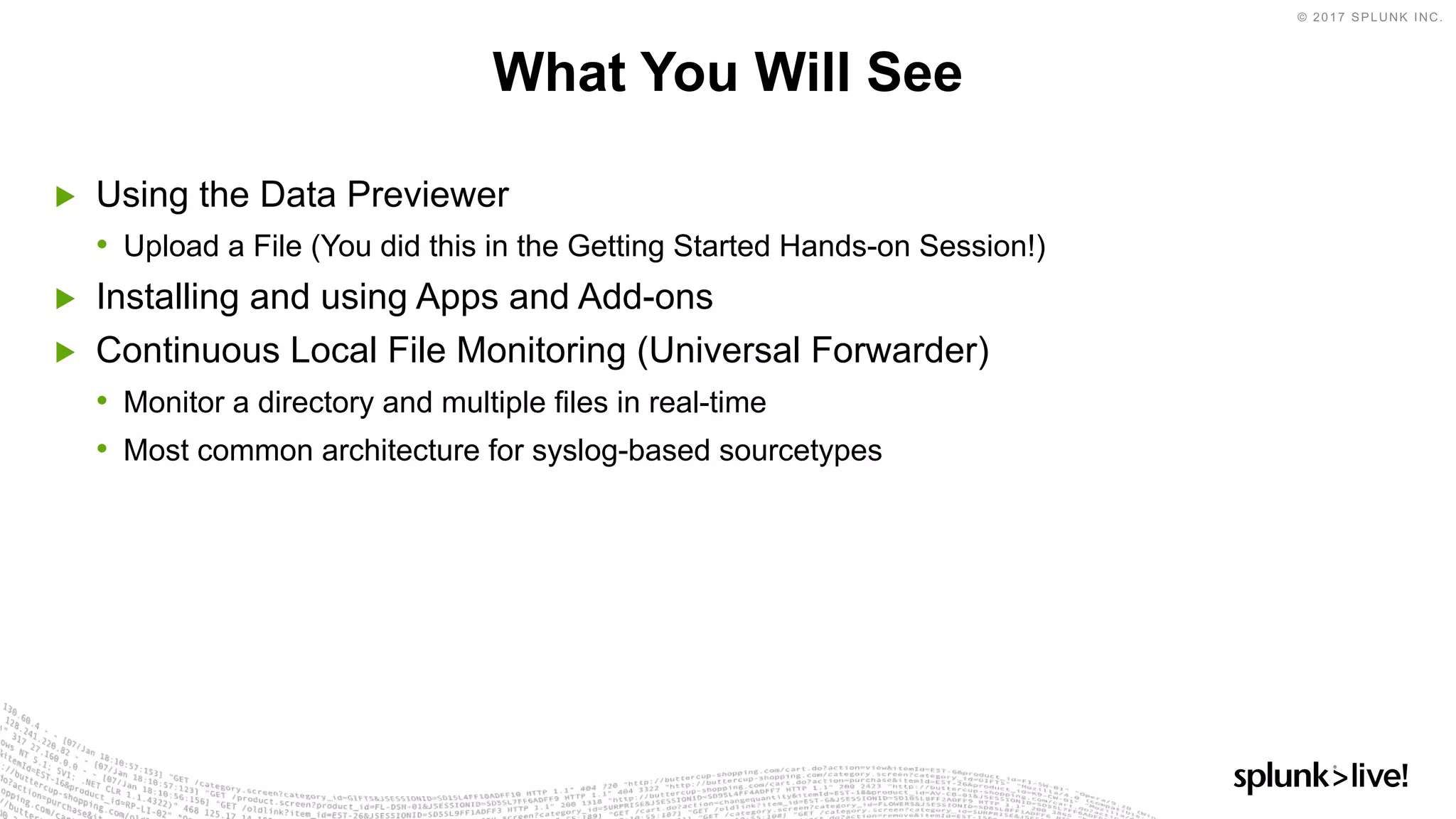 Splunk Data Onboarding Overview - Splunk Data Collection Architecture | PPT Splunk Data Onboarding Overview - Splunk Data Collection Architecture | PPT