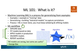 SplunkLive! Warsaw 2016 - Machine Learning | PDF | Computing ...