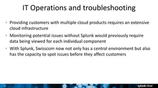 SplunkLive! Wien 2016 - Use Case Swisscom | PPT