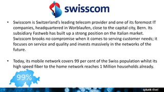 SplunkLive! Wien 2016 - Use Case Swisscom | PPT