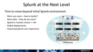 Taking Splunk to the Next Level - Architecture | PPTX