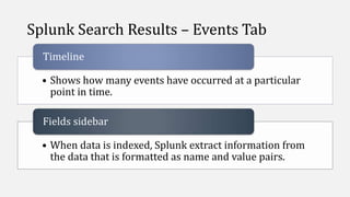 Splunk overview | PPTX