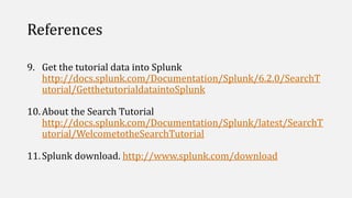 Splunk overview | PPT