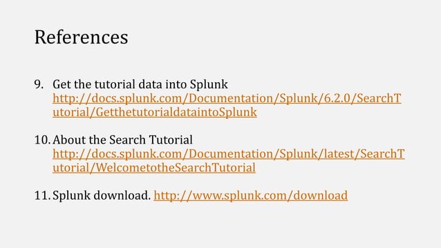 Splunk overview | PPTX