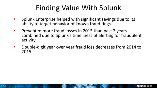 Using Splunk at MoneyGram International | PPT