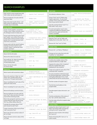 Guia de referência Splunk | PDF