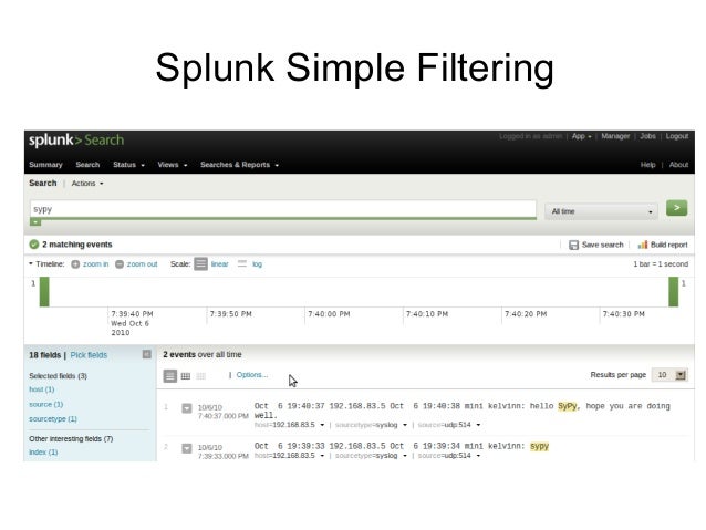Sydney Python Presentation (October 2010) - Splunk