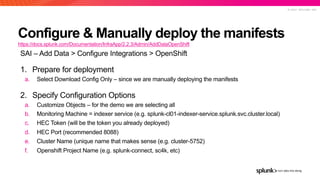 Deploying Splunk on OpenShift – Part2 : Getting Data In | PDF