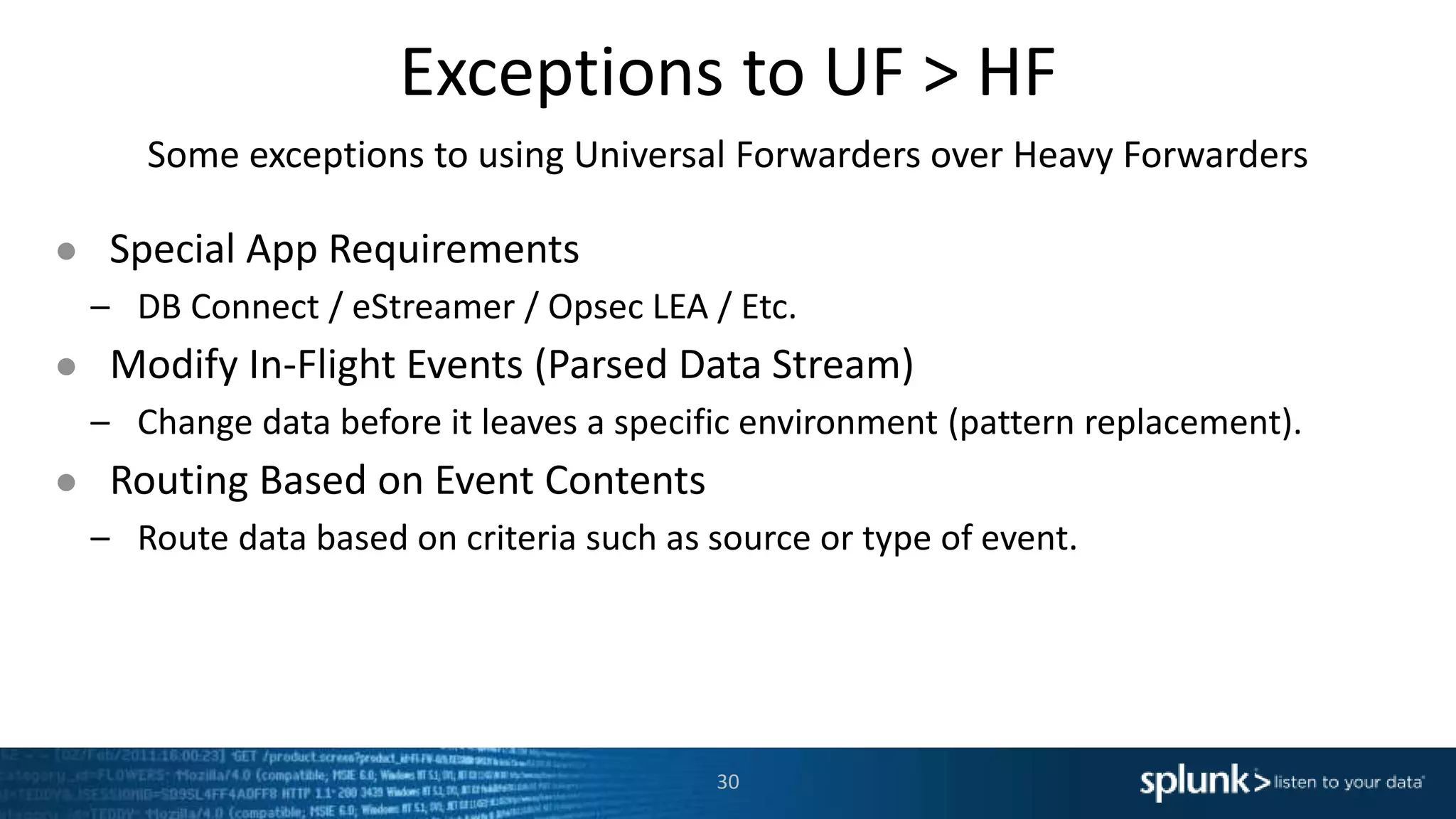 Splunk Dashboarding & Universal Vs. Heavy Forwarders | PPTX