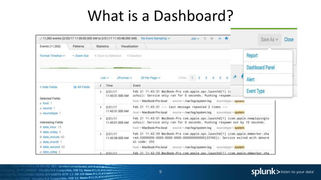 Splunk Dashboarding & Universal Vs. Heavy Forwarders | PPT