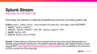 SIGRed - Monitoring and Detecting with Splunk | PDF