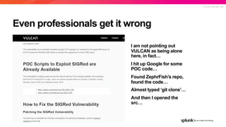 SIGRed - Monitoring and Detecting with Splunk | PDF