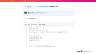 SIGRed - Monitoring and Detecting with Splunk | PDF