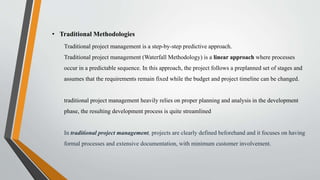 Traditional Project management vs Agile project management.pptx