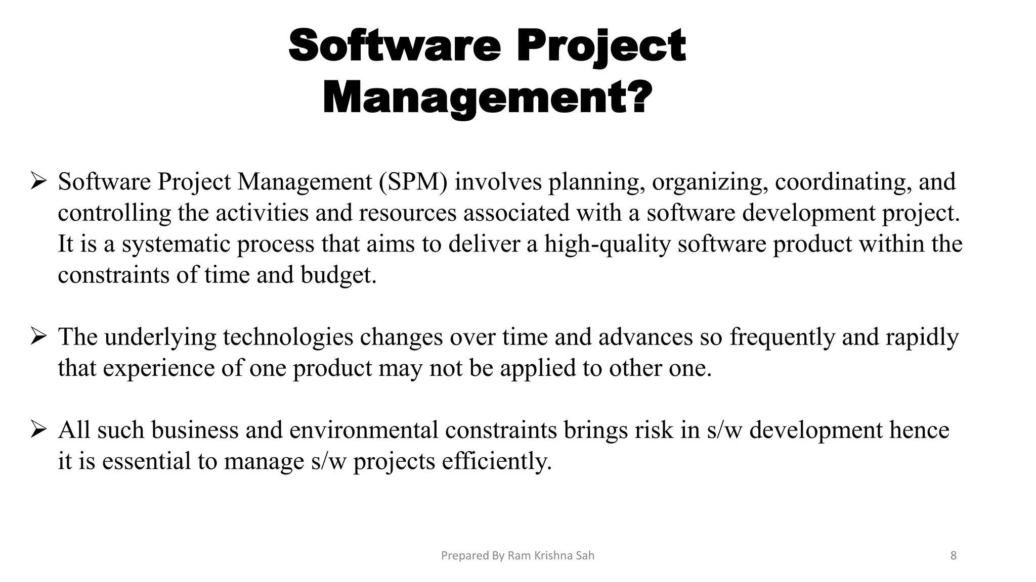 SPM.pdf grade 12 computer science note software Process model | PDF