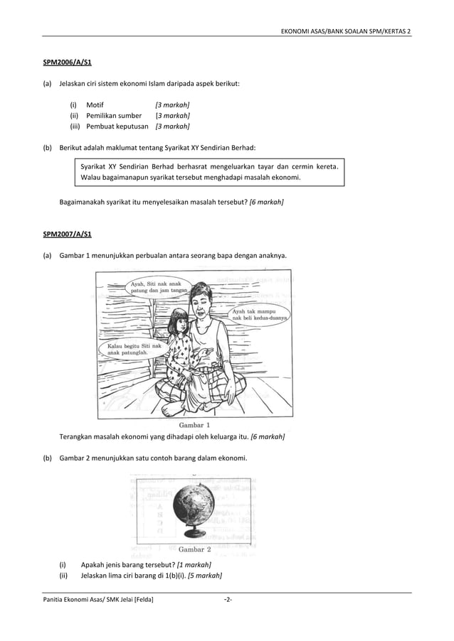 Spm bab-1-soalan | PDF
