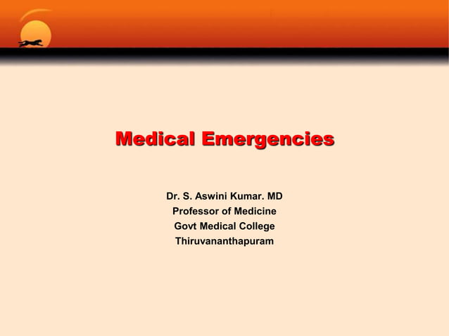 Medical Emergencies | PPT