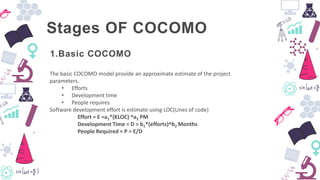 COCOMO Model in software project management | PPTX
