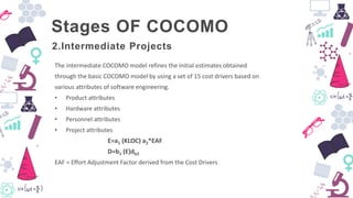 COCOMO Model in software project management | PPTX