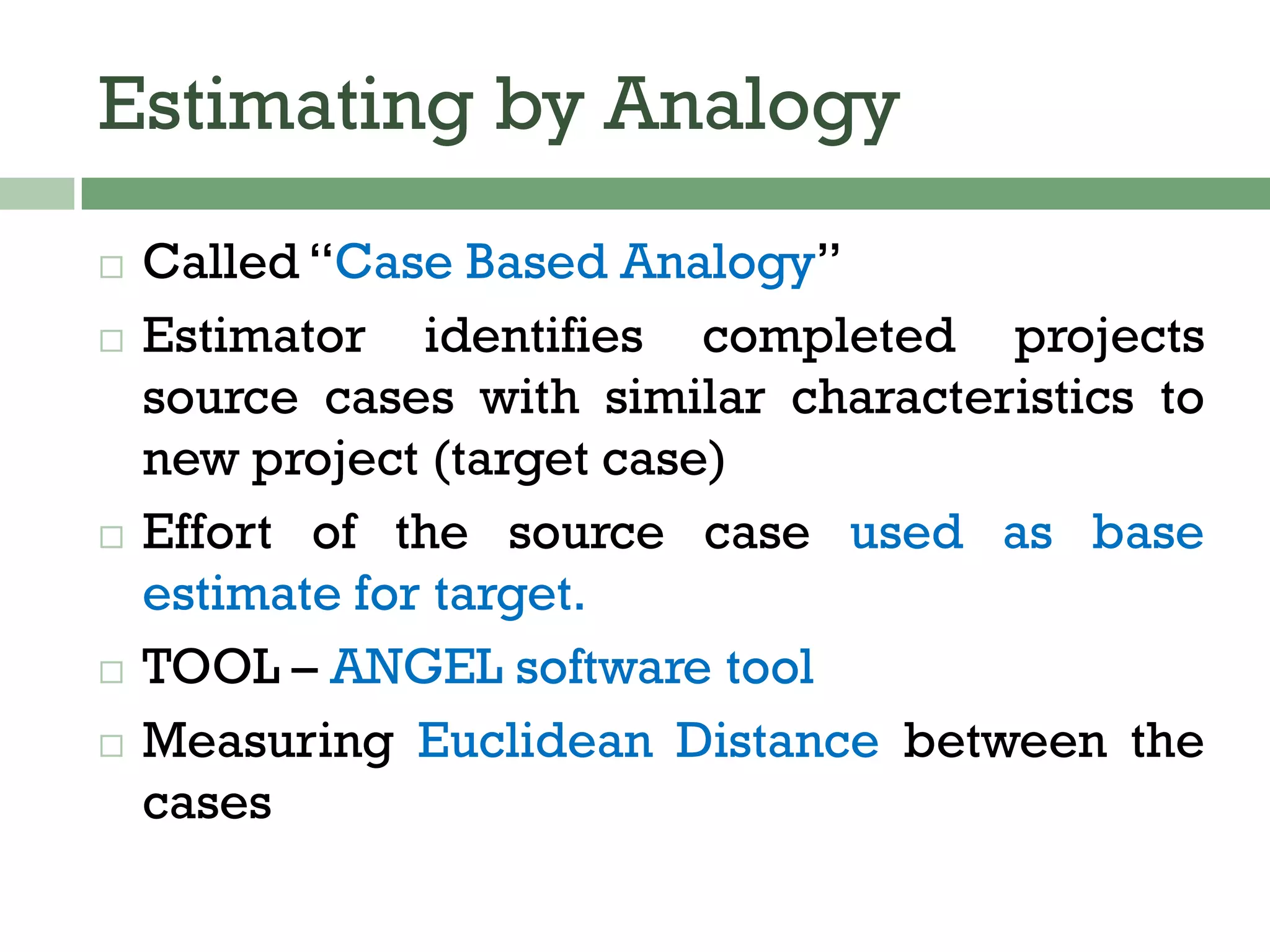 Spm software effort estimation | PDF