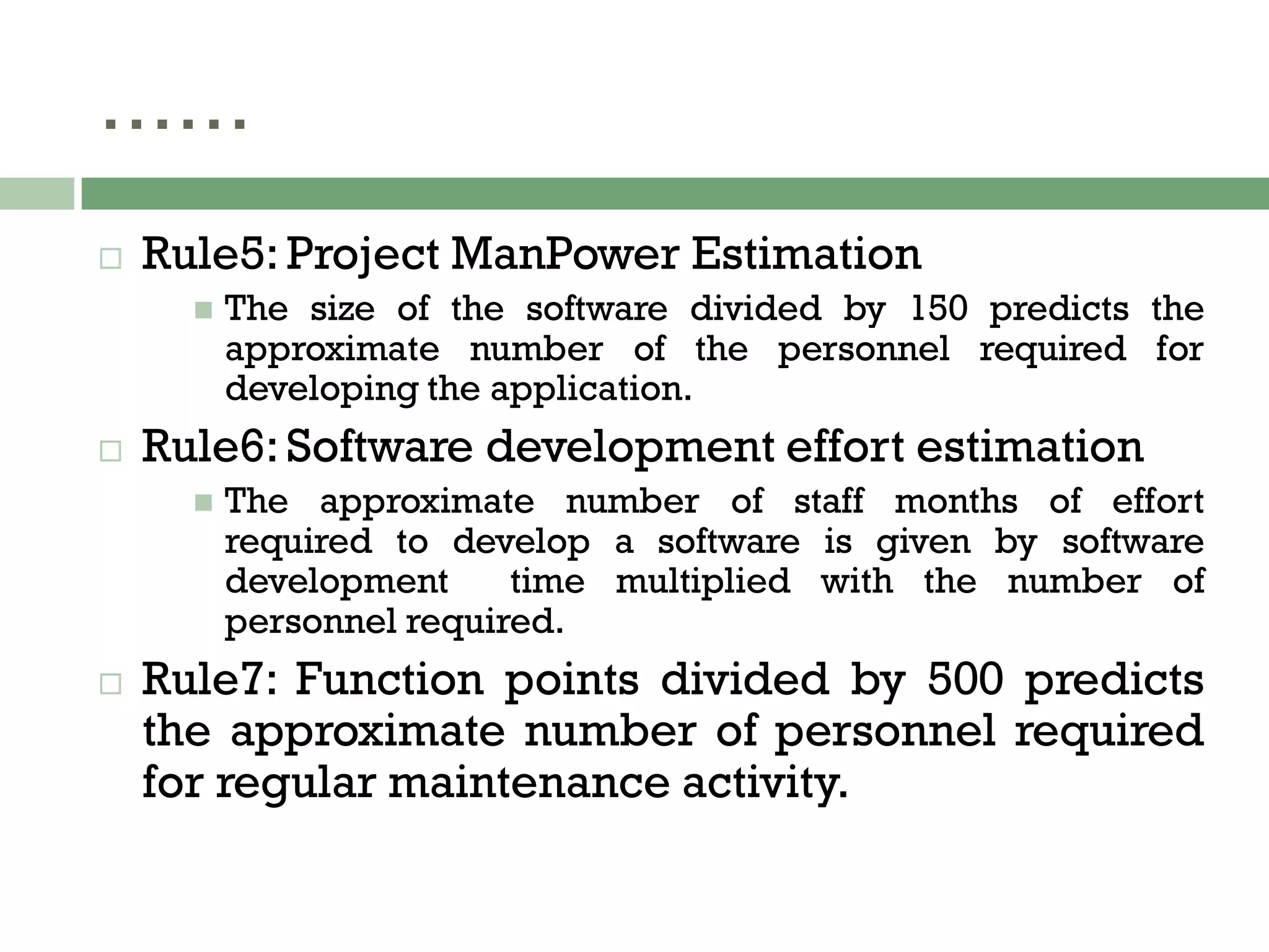 Spm software effort estimation | PDF