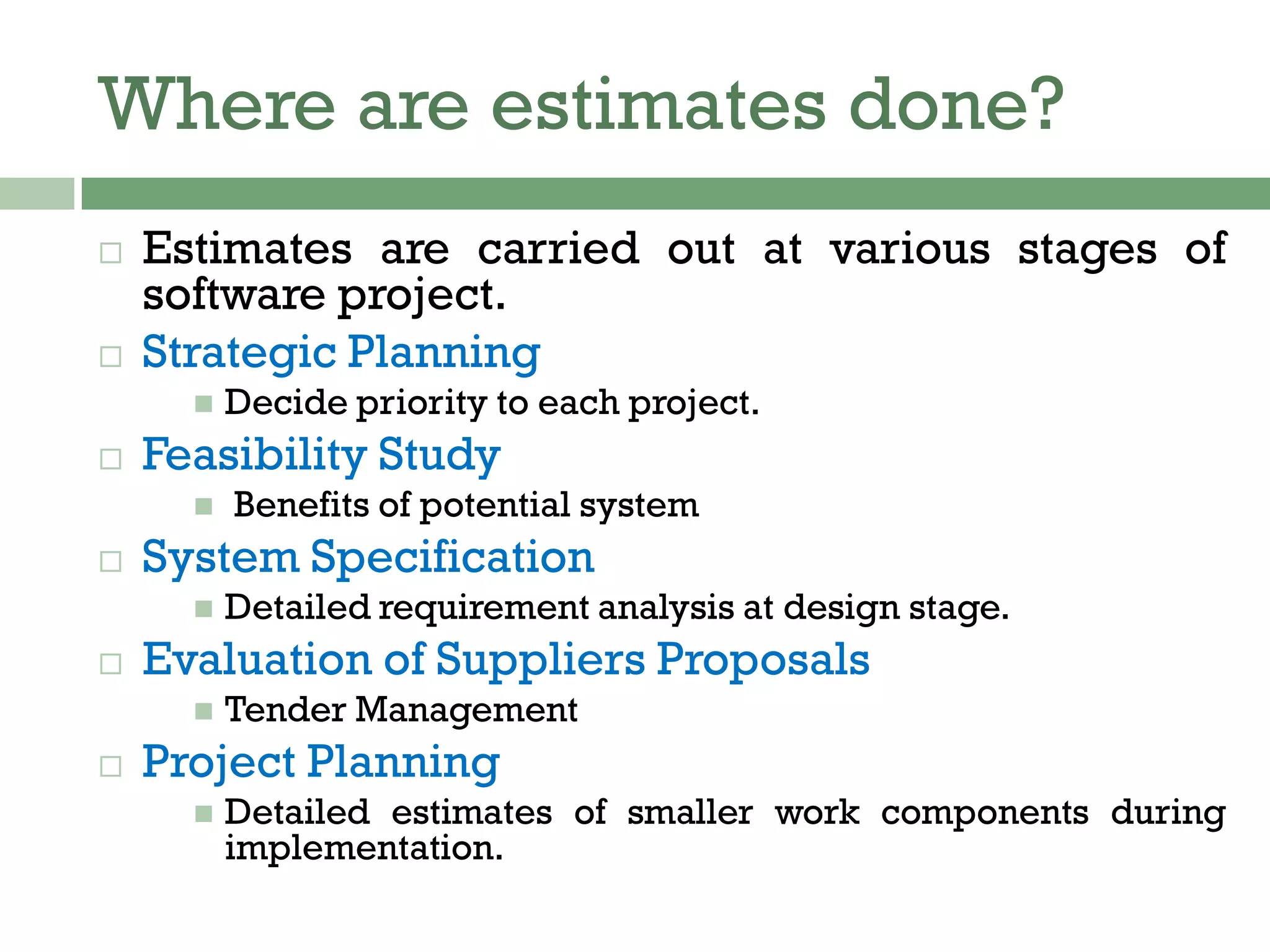 Spm software effort estimation | PDF