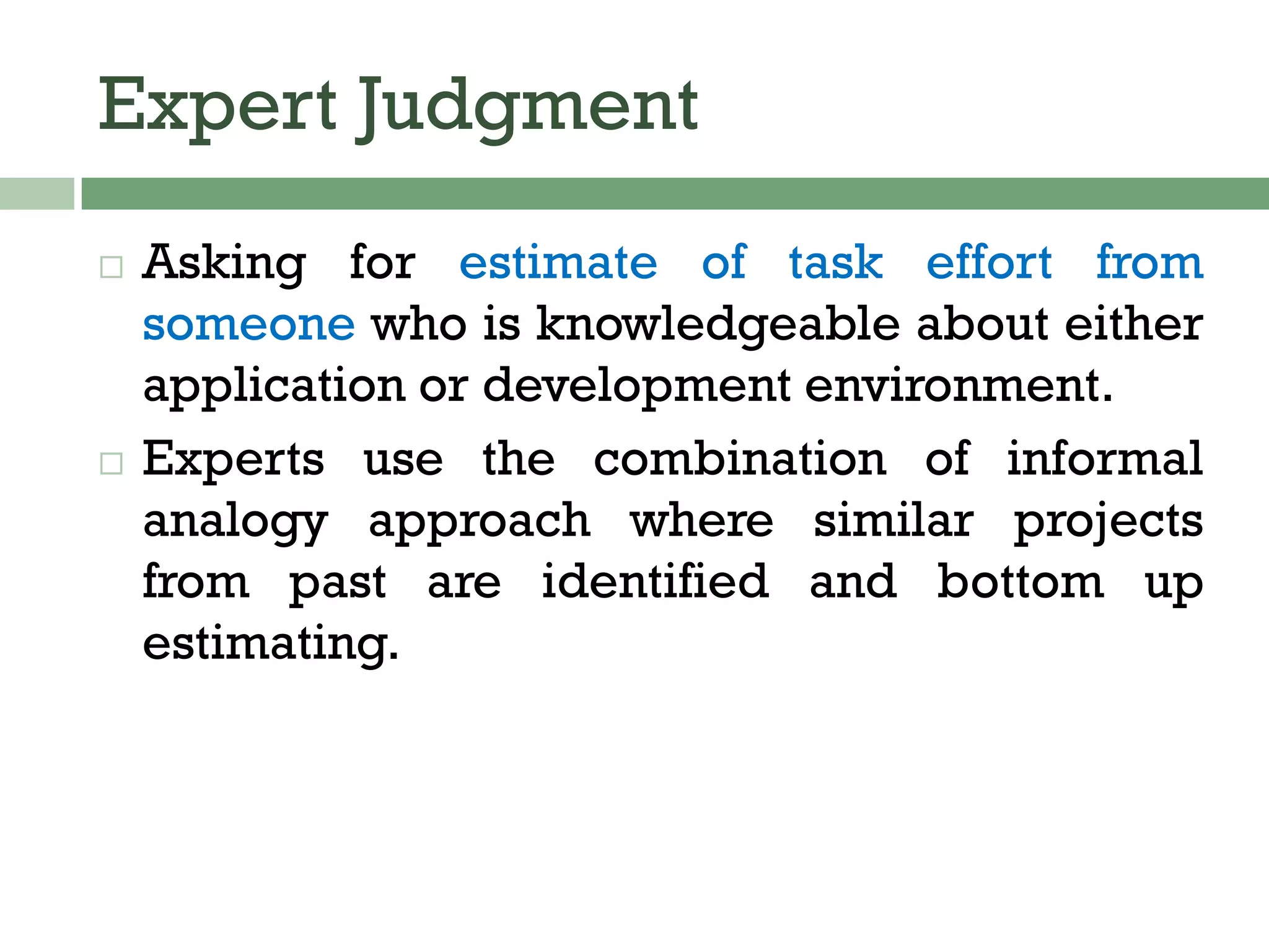 Spm Software Effort Estimation Pdf