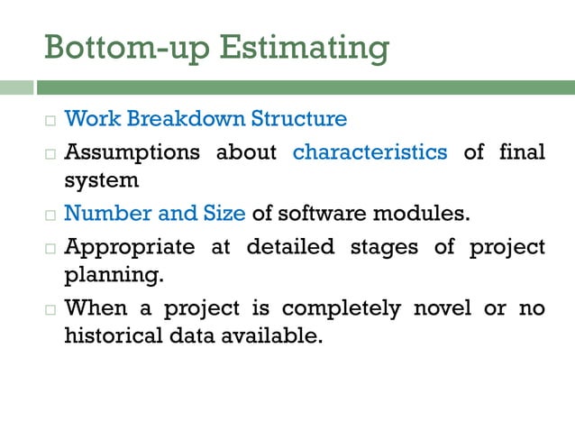 Spm software effort estimation | PDF