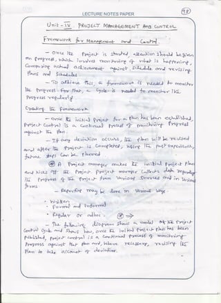 Spm unit-4-notes | PDF