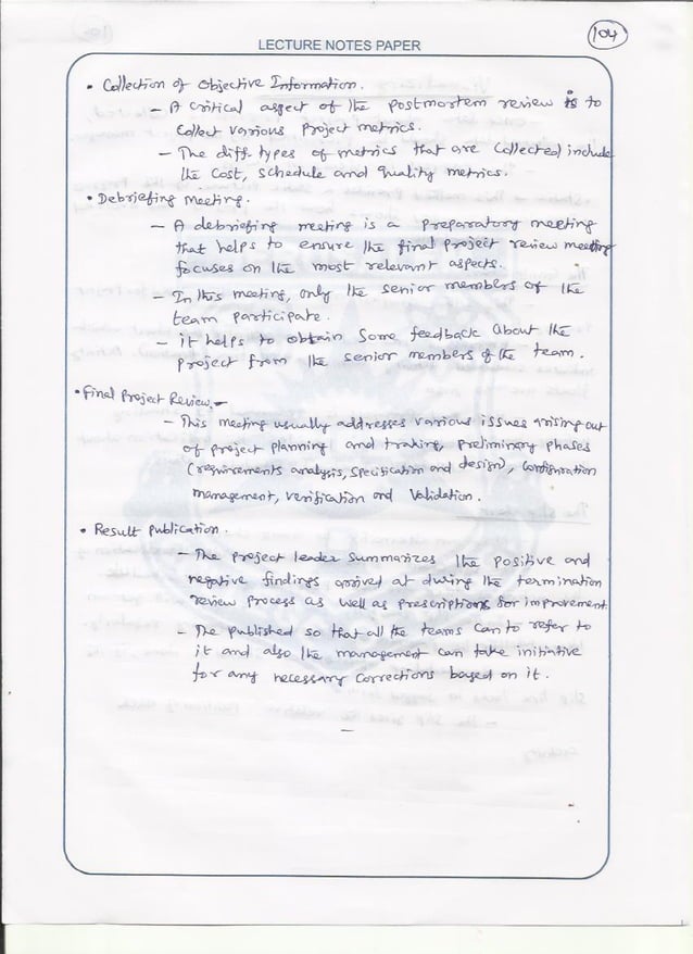 Spm unit-4-notes | PDF