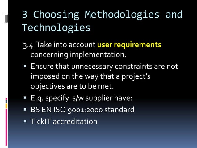 Spm unit2 select appropriate approach | PPTX | Computer Software and Applications | Computing