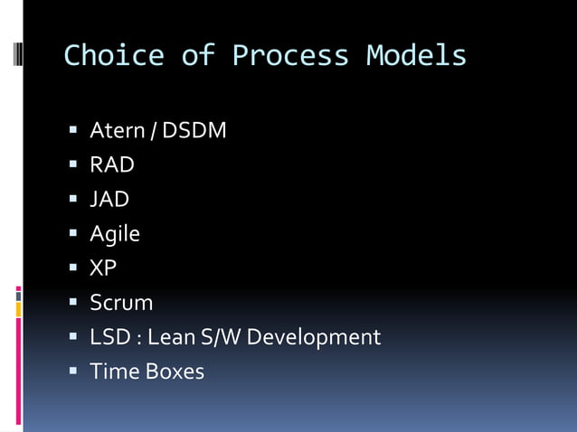 Spm unit2 select appropriate approach | PPTX | Computer Software and Applications | Computing