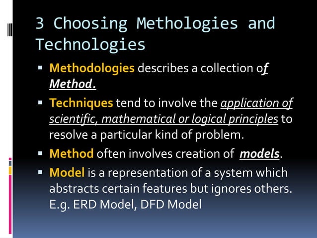 Spm unit2 select appropriate approach | PPTX | Computer Software and Applications | Computing