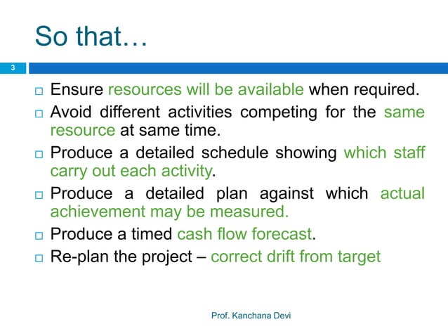 SPM Activity Planning Introduction | PPTX