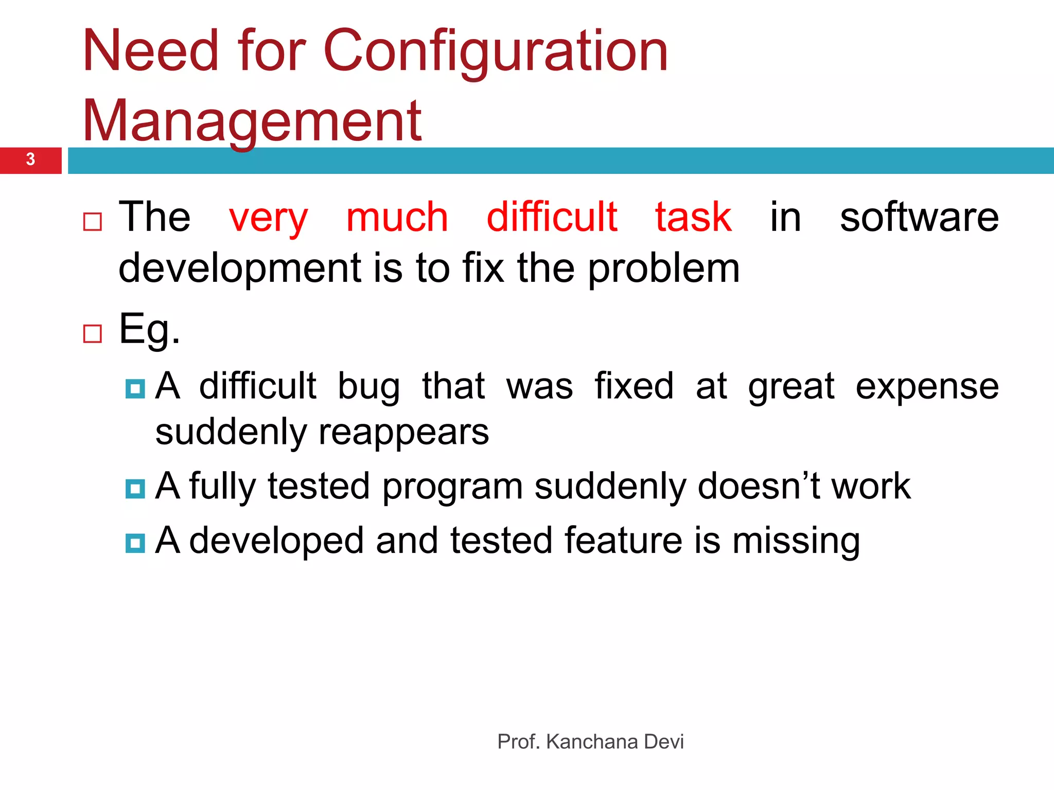 Spm unit iii-configuration mgmt-intro | PPT