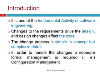 Spm unit iii-configuration mgmt-intro | PPT