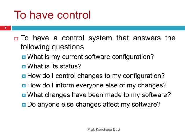 Spm unit iii-configuration mgmt-intro | PPT
