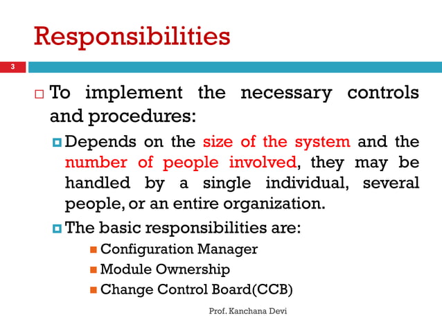 Spm unit iii-configuration mgmt-responsibilities | PPT